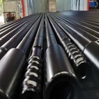 China T51 Thread  Mining Drill Rods Heat Treatment Top Hammer Drilling Tools Steel Drill Rod for sale
