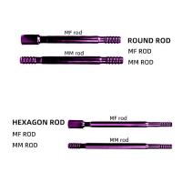 China Threaded Drill Pipe R22  R25 R28 R32 R38 T38 T45 T51 Wear Resistant Rock Drill Extension Rod for sale