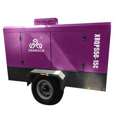 China Screw Air Compressor 153KW Engine Diesel Air Compressor Portable Air Compressor Machine for sale