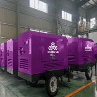 China Screw Air Compressor 2 Wheels High Pressure Air Compressor Machine Small Air Compressor for sale