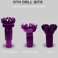 China Wear Resistant DTH Button Bit with Tungsten Carbide Buttons for High Performance Drilling for sale