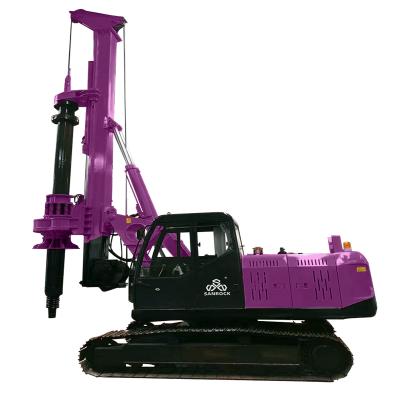 China Rotary Drilling Rig Rotary speed 17-45r/min Foundation Construction Machinery  Portable Rotary Drill Machine for sale