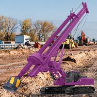 China High Precision Rotary Auger Borehole Drilling Rig 15m Depth Hydraulic Rotary Drilling Rig for sale