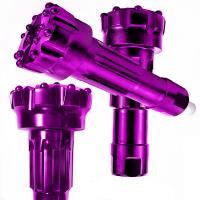 China Mining DTH Drill Bit Heat Treatment Processes Hard Rock Drilling Tools DTH Hammer And Bits for sale