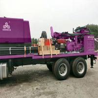 China Fast Rotating Water Well Drilling Equipment With Compressor Remote Area Portable Water Well Drill Rig for sale