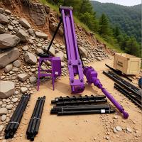 China Multiple Angles Blast hole Drilling Machine Pneumatic Rock Drilling Rig Portable DTH Drilling Rig for sale