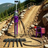 China Horizontal Directional Drilling Equipment Slope Protection Operations Hydraulic DTH Drilling Rig for sale