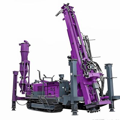 China Reverse Circulation Drilling Rig with 132KW Diesel Power for 500m Drilling Depth and Hydraulic Controlling for sale