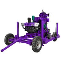China Hydraulic Core Drilling Rig Rotary Borehole Drilling Equipment Geological Core Drilling Rig Machine for sale