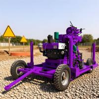 China Trailer Core Drilling Rig Reliable Subsurface Sampling Drilling Machine Diamond Core Drilling Rig Manufacturer for sale