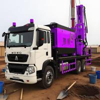 China Truck Mounted Water Well Drilling Rig High Torque and Feed Speed 300m Water Well Drilling Rig Manufacturer for sale