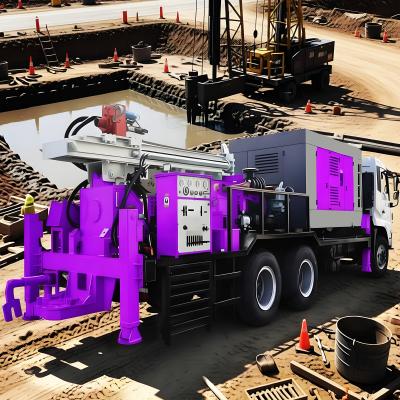 China Multifunctional Water Well Drilling Rig Geothermal Well Drilling Machine Crawler Water Well Drilling Rig Supplier for sale