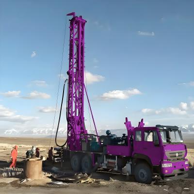 China Water Well Drilling Rig With Mud Pump 400meter Deep Agricultural Irrigation Water Drilling Rig Machine for sale