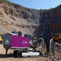 China Hard Rock Blast Hole Drilling Rig Depth 21m Higher Productivity Mining Crawler Drilling Rig for sale