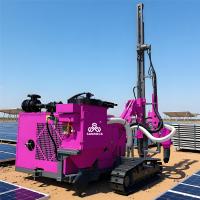 China Diesel Pile Driver Urban Development Engineering Drilling Rig Ground Screw Pile Drilling Machine for sale