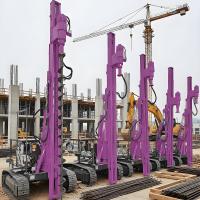 China Hydraulic Pile Driver Machine Precise Depth Building Foundation Pile Drilling Rig Anchor Crawler Pile Driver for sale