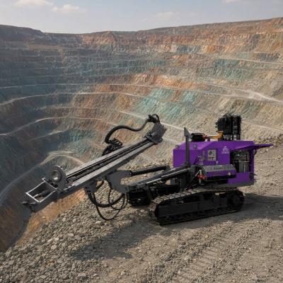 China Borehole Drilling Machine Low Failure Rate Convenient Maintenance Hydraulic DTH Drilling Rig Mining Drilling Rig Price for sale