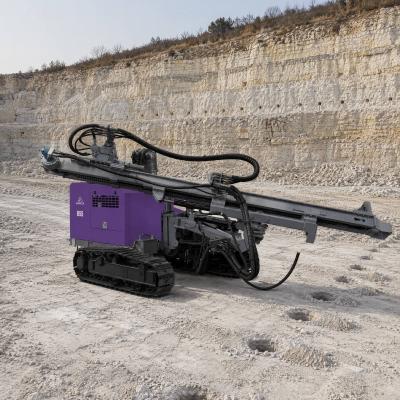 China Multi Angle Borehole Drilling Rig Equipment Easy To Operate DTH Hammer Drill Machine Mining Drilling Rig for sale