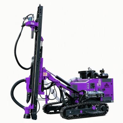 China Mining Blasting Drilling Rig 12 Filter Element Dust Collector Hydraulic Drill Equipment Portable DTH Drilling Rig for sale