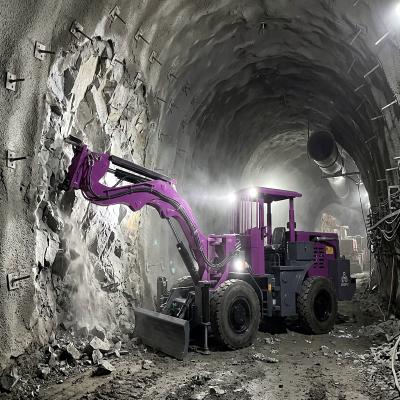 China Tunneling Scaler Machine Telescoping Boom and Tilting Breaker Head Adapt Underground Drilling Machine for sale
