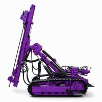 China Blasthole Drilling Rig Adjustable Feed Pressure Rotation Speed Portable DTH Drill Rig Mining Drilling Machine for sale
