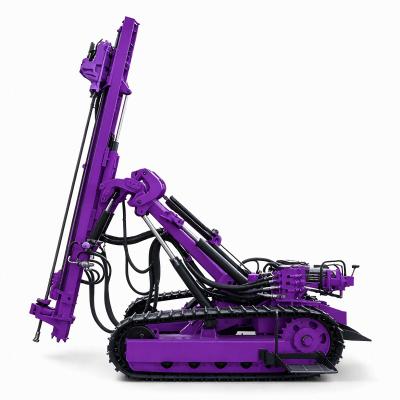 China Blasthole Drilling Rig Adjustable Feed Pressure Rotation Speed Portable DTH Drill Rig Mining Drilling Machine for sale