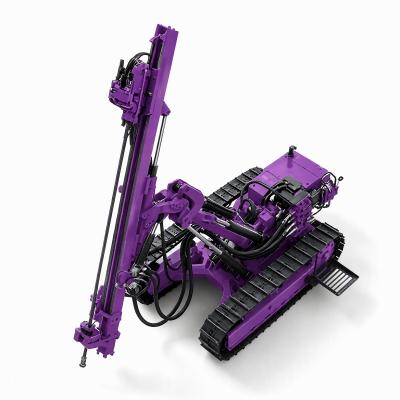 China Fully Pneumatic DTH Drilling Rig Flexible Maneuverability Mining Equipment Rotary Blasthole Drilling Machine for sale