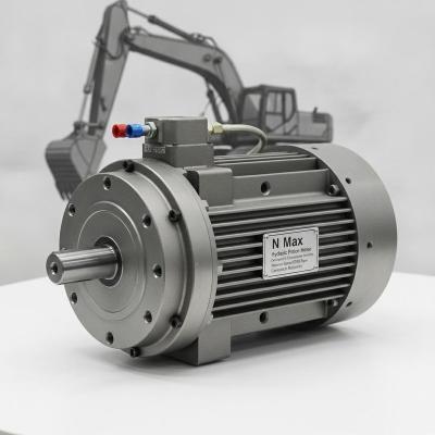 China 3300rpm N Max Hydraulic Piston Motor with 6300 Rqm Nominal Speed and Low Speed High Torque for Construction Vehicles for sale