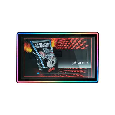 China 10points 32Inch IR Touch Vertical Display 3M Infrared Touch Screen Monitor For Gaming Machine With VGA DVI for sale