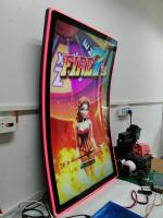 China Multitouch Pcap Touch Display 43 Inch Curved Touchscreen Display 5ms 16.7M for sale