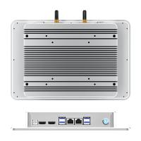 China Silver HD1920*1080 Industrial Capacitive All In One Touch Screen Computer 11.6 Inch With Window OS for sale