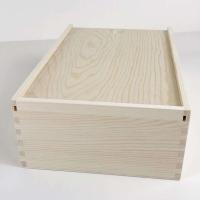 China CARB Customized  Unfinished Wooden Craft Boxes Bulk Timber Wooden Box for sale