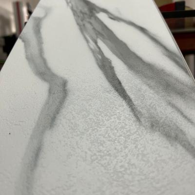 China Glossy Marble Look SPC Luxury Vinyl Plank Flooring 145x910mm 1218x148mm for sale