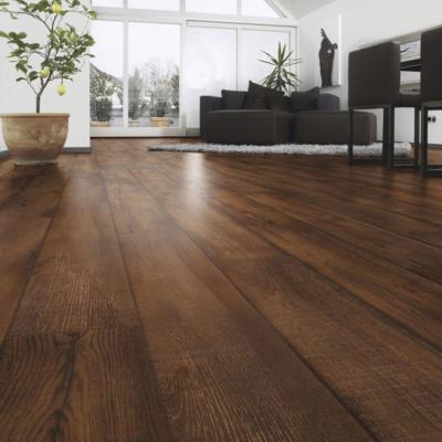 China Piso Laminado 8mm SPC Vinyl Flooring Click Plank Vinyl Flooring UV Coating for sale