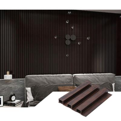 China Natural Antisepsis Interior WPC Wall Panel Ceiling Board 155mm Width for sale