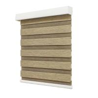 China CE Child Safety Cordless Curtain Blinds Motorized Zebra Horizontal Roller Shade for sale