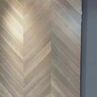 China Living Room Engineered Oak Parquet Flooring Hungarian Point 510*92*15mm/4mm for sale