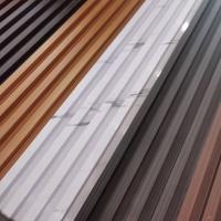 China Indoor Interior Decoration Wood Color Energy-Efficient Weatherproof Anti-Scratch WPC Wall Panel 3D Effects for sale