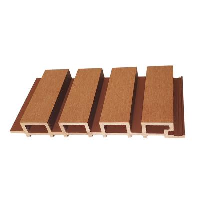 China Modern Design WPC Outdoor Wall Panel With Brushed Technique for sale