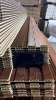 China UTO Wpc Pvc Decorative Interior Wall Covering Plastic Cladding WPC Wood Wall Panel for sale