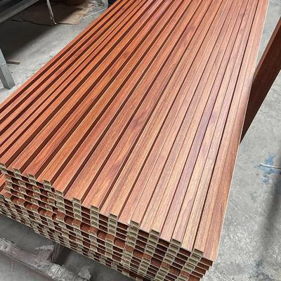 China Hollow Interior Wood Plastic Composite Wall Cladding WPC Wall Panel for sale