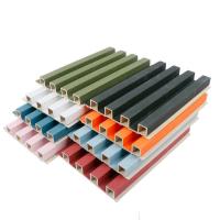 China Pvc 3D Fluted Decorative Lambrin Wood Composite Interior Fluted Panels Wpc Wall Panel Clading Fire Protection For Customer Require for sale