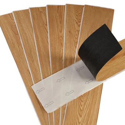 China Waterproof Self-adhesive Vinyl Flooring From 2 Mm Glue Down Dry Back LVT / LVP Floor for sale