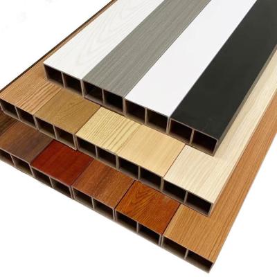 China Glossy WPC Timber Tubes For Indoor House Decoration In Customized Color for sale