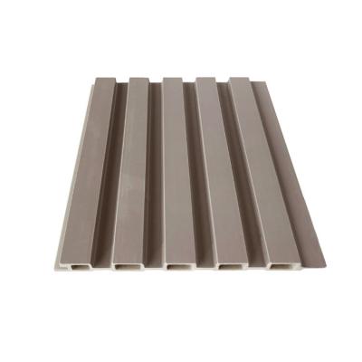 China Factory Direct Antisepsis WPC Wall Panel with Fluted Design for Home Ceiling Living Room Workshop Park Hospital for sale