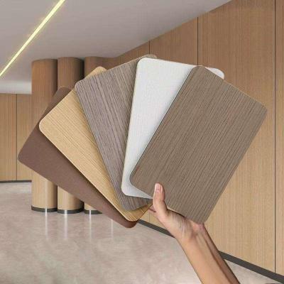 China Modern Waterproof Bamboo Charcoal Wall Panel; Quick Installation TV Background Wall; Hotel Apartment Decoration Material for sale