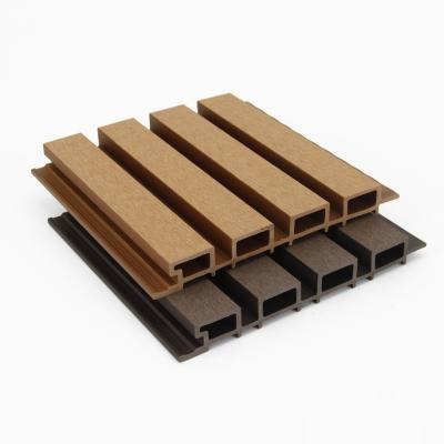 China Low Price Wholesale External Wood Grain Outdoor Decoration WPC Wall Panel Cladding for sale