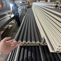 China Modern Wood Plastic Composite WPC Wall Panel For Bathroom Interior PVC Alternative for sale
