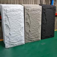 China Indoor Outdoor Polyurethane Stone Wall Cladding Panel Thick Slab Design for sale