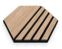 China Modern Design Acoustic Panel Cross-Border Wooden Grille Decorative Wall Panel Flexible Flame Retardant TV Background Wall for sale